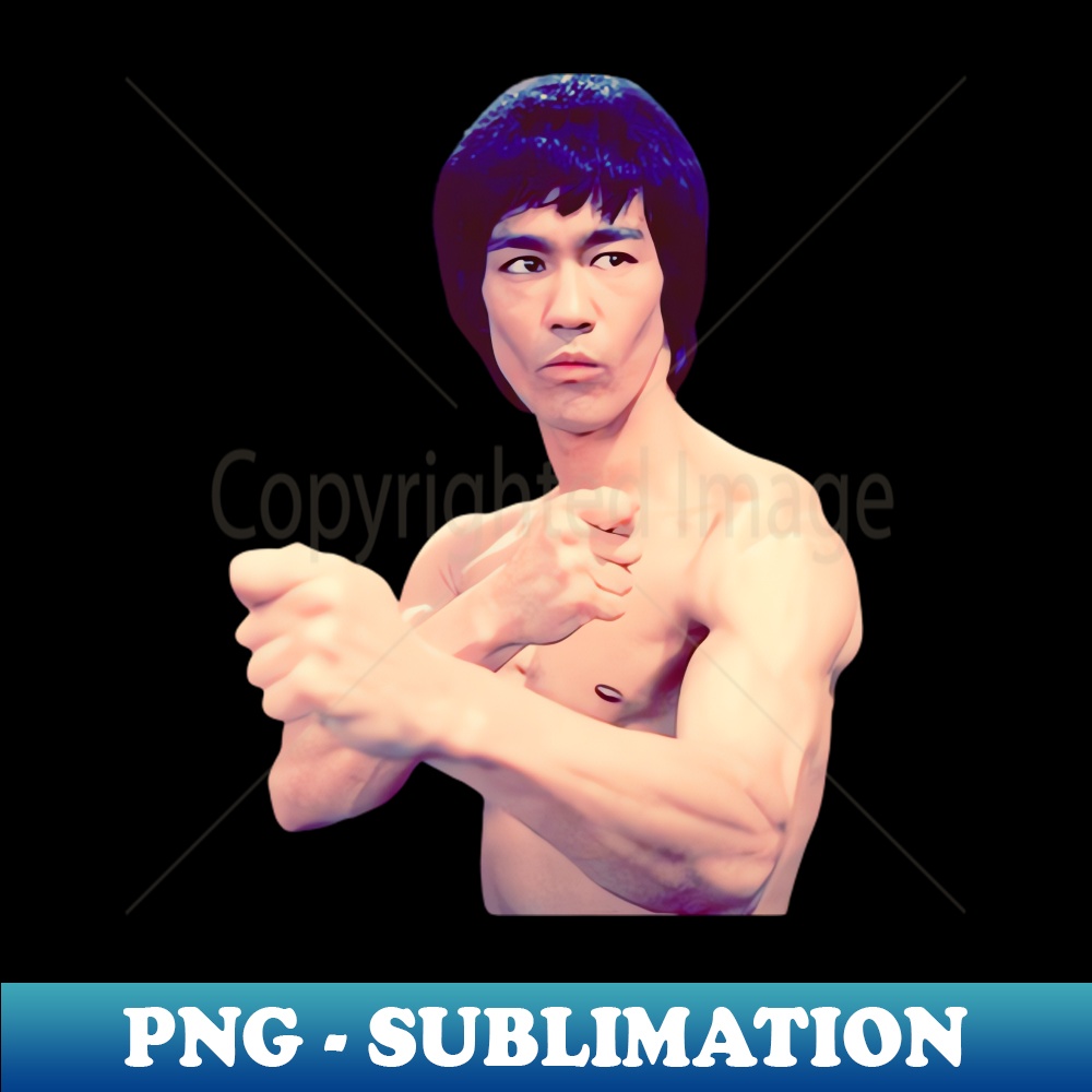 Bruce Lee - Digital Sublimation Download File - Defying the | Inspire ...