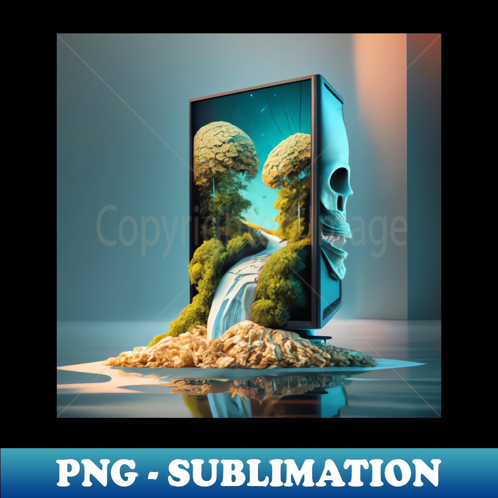 Nature and Skeleton in TV screen - Professional Sublimation | Inspire ...