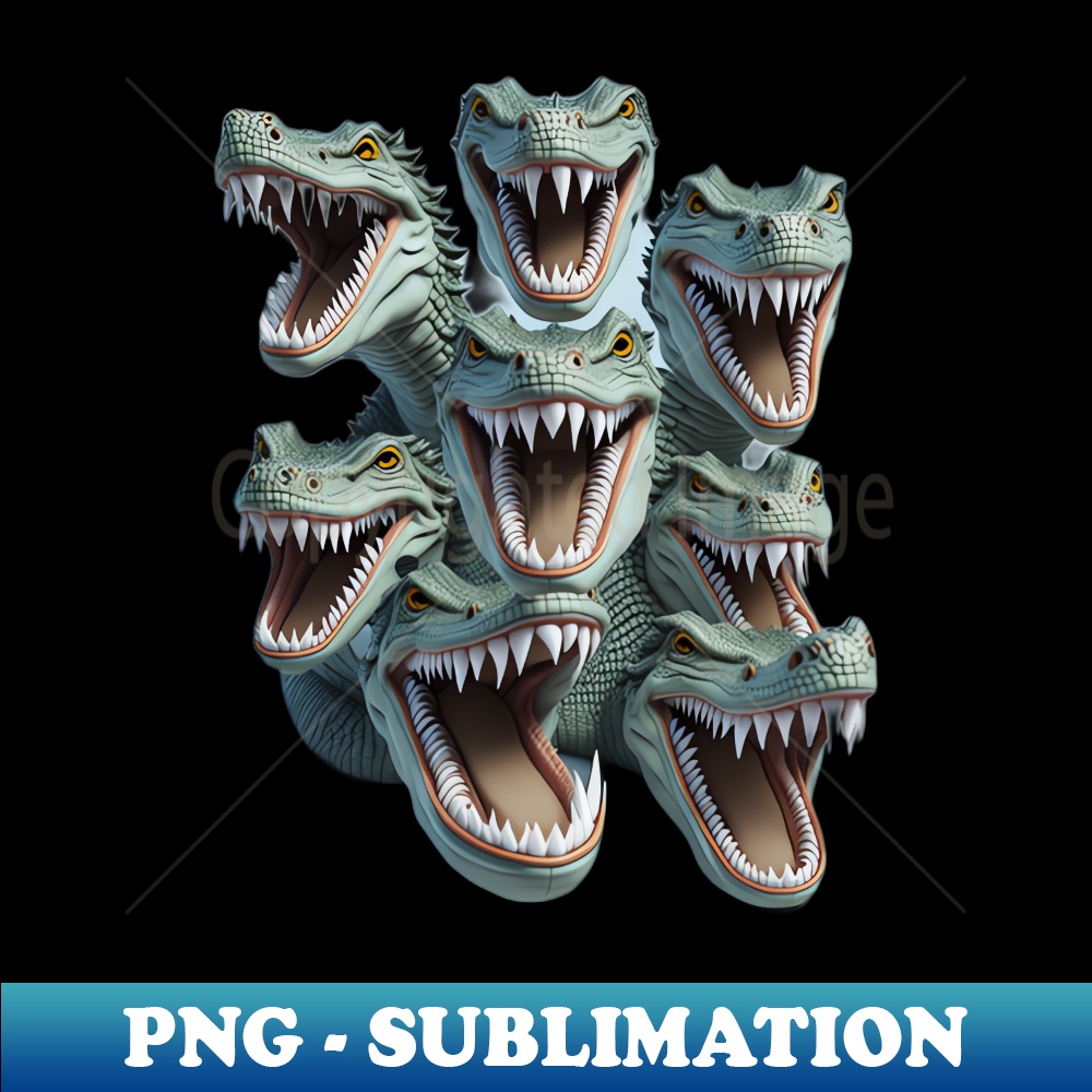 Cute Crocodile Pack Sticker - Cool Animal - Digital Sublimat | Inspire ...