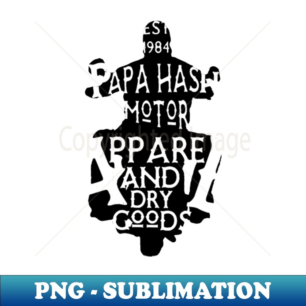 Papa Hash Apparel Lone Rider - PNG Transparent Sublimation F | Inspire ...