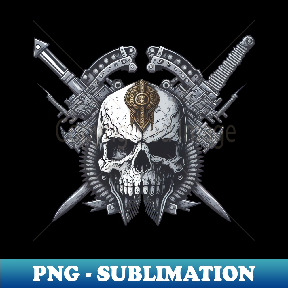 skull cyberpunk - PNG Transparent Sublimation File - Transfo | Inspire ...