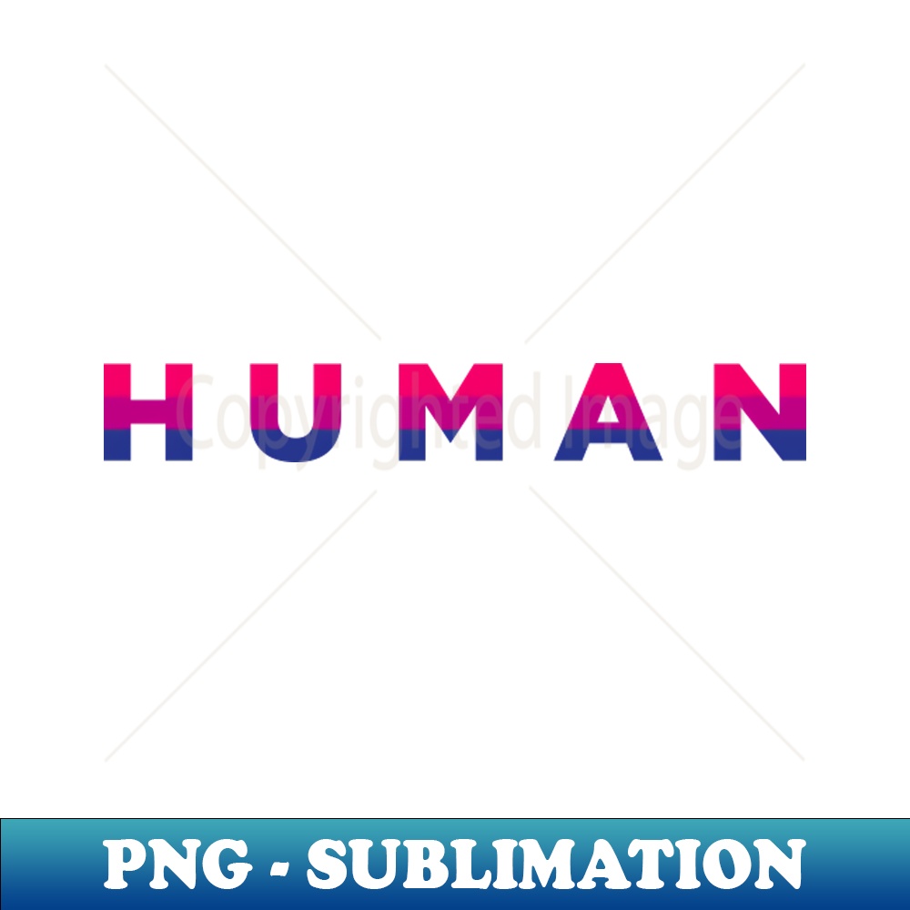 Human Pride Flag Bisexual - PNG Transparent Sublimation Desi | Inspire ...