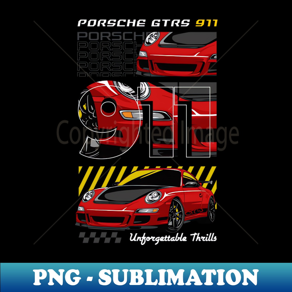 911 GT3 RS Sports Car - Signature Sublimation PNG File - Cap | Inspire ...