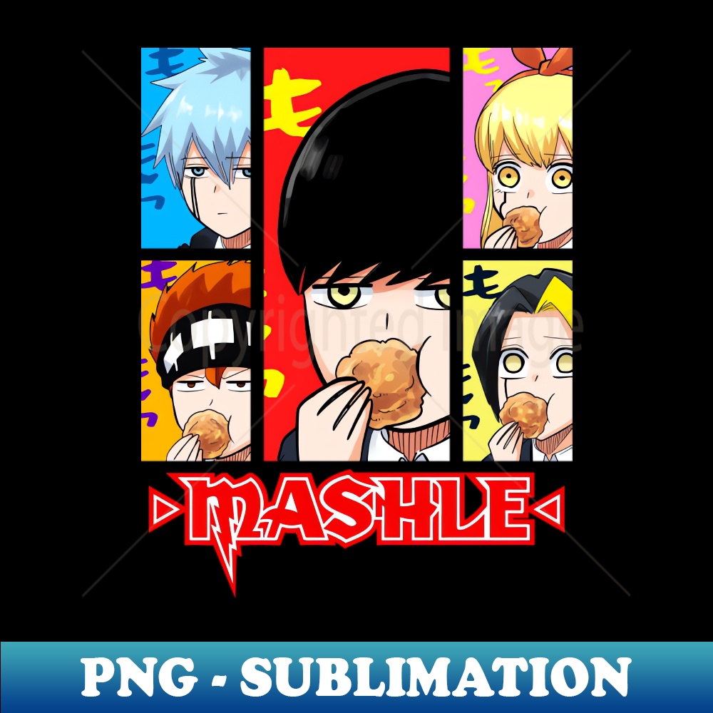 Mash MASHLE Magic and Muscles - PNG Transparent Sublimation | Inspire ...