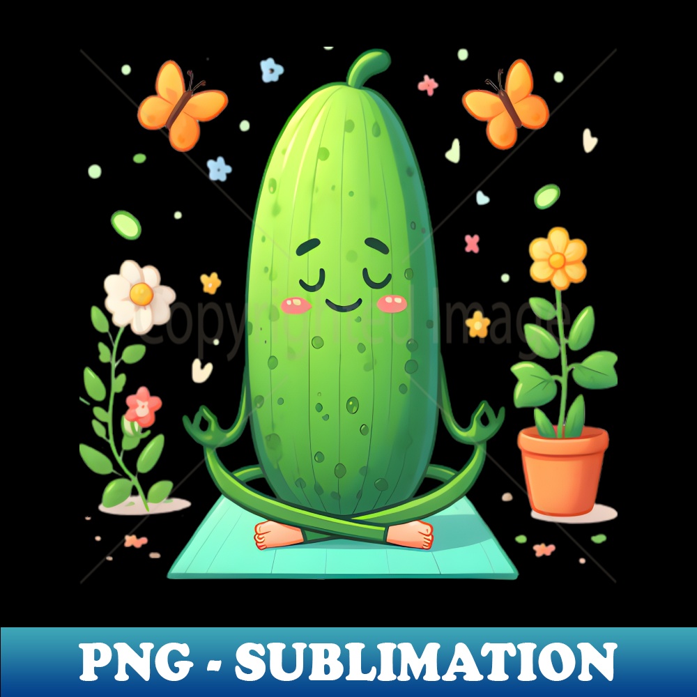 Cool Cucumber - PNG Transparent Digital Download File for Su | Inspire ...