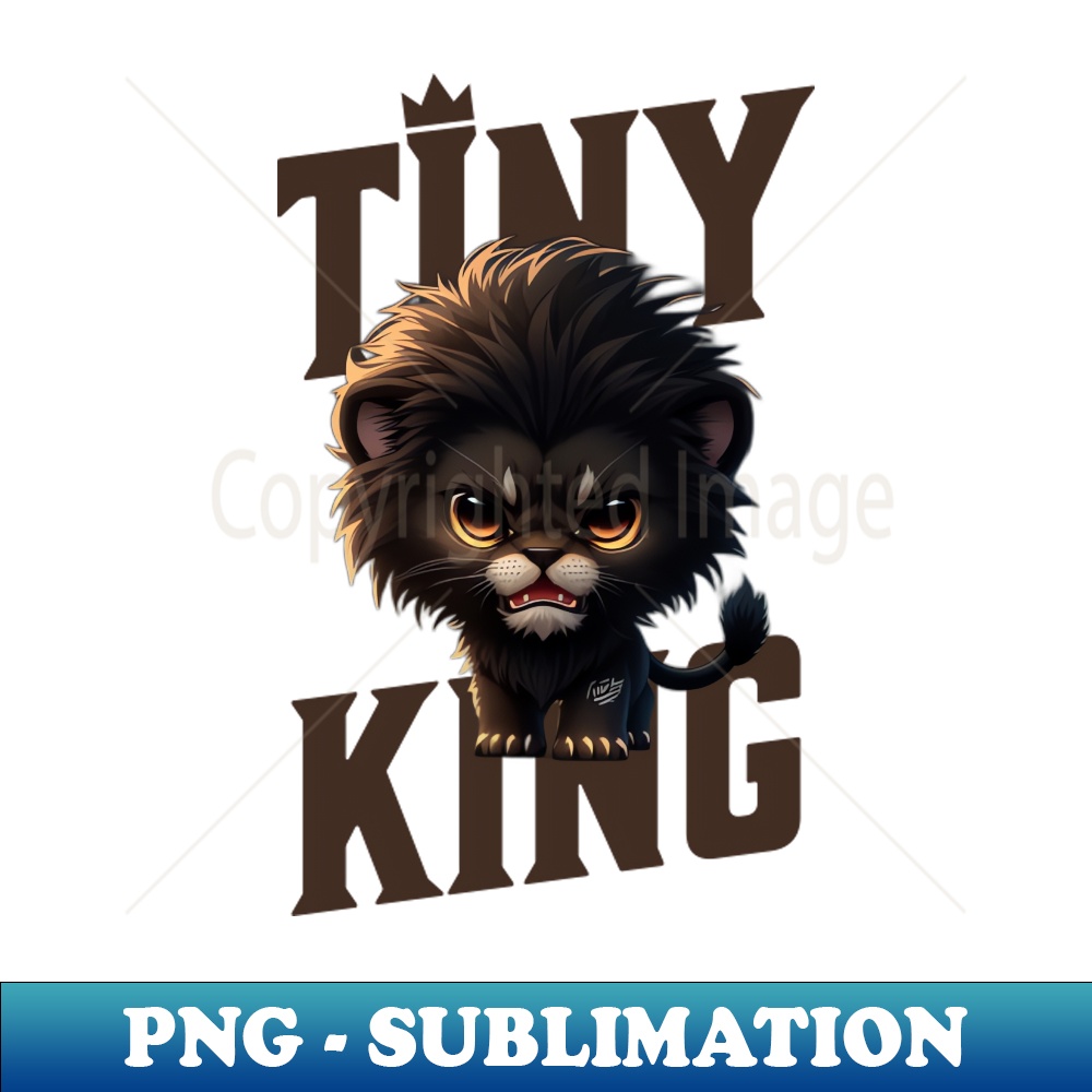 The Tiny King of Black Lion - Artistic Sublimation Digital F | Inspire ...