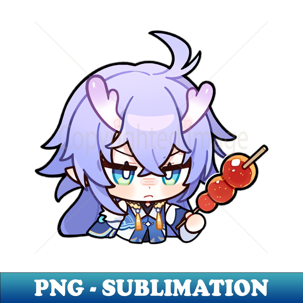 Honkai Star Rail Chibi Bailu 2 - Retro PNG Sublimation Digit | Inspire ...