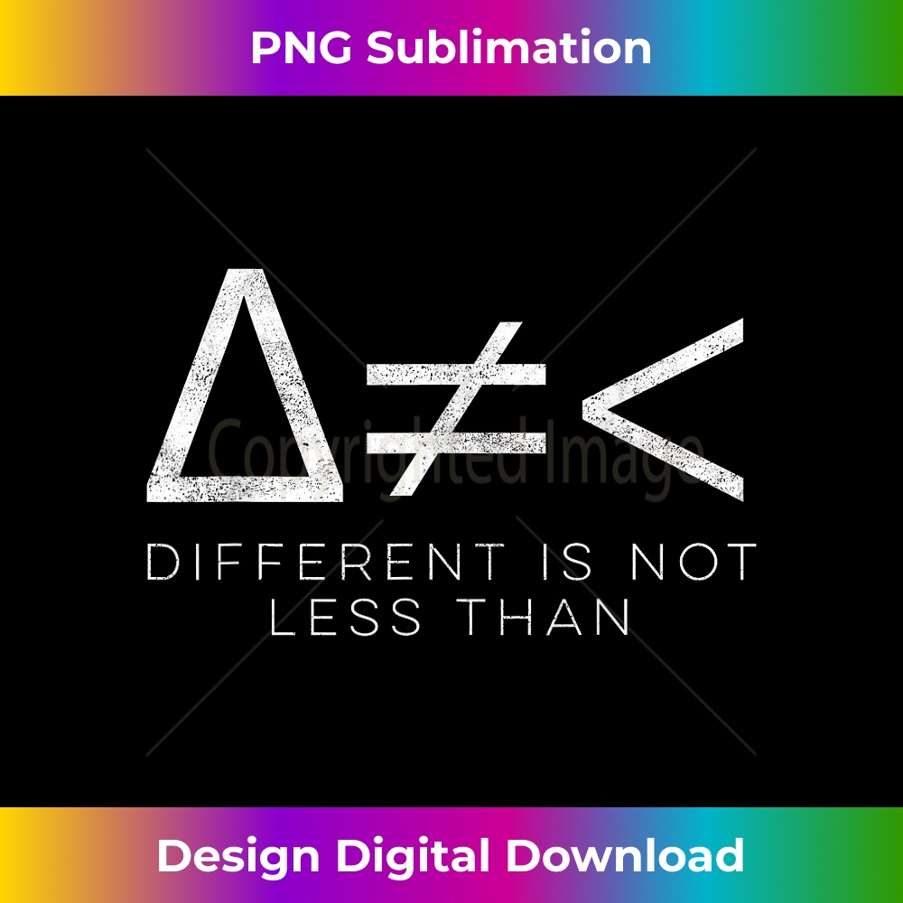 Different Is Not Less Than Math Symbols for Disability - Sle - Inspire ...