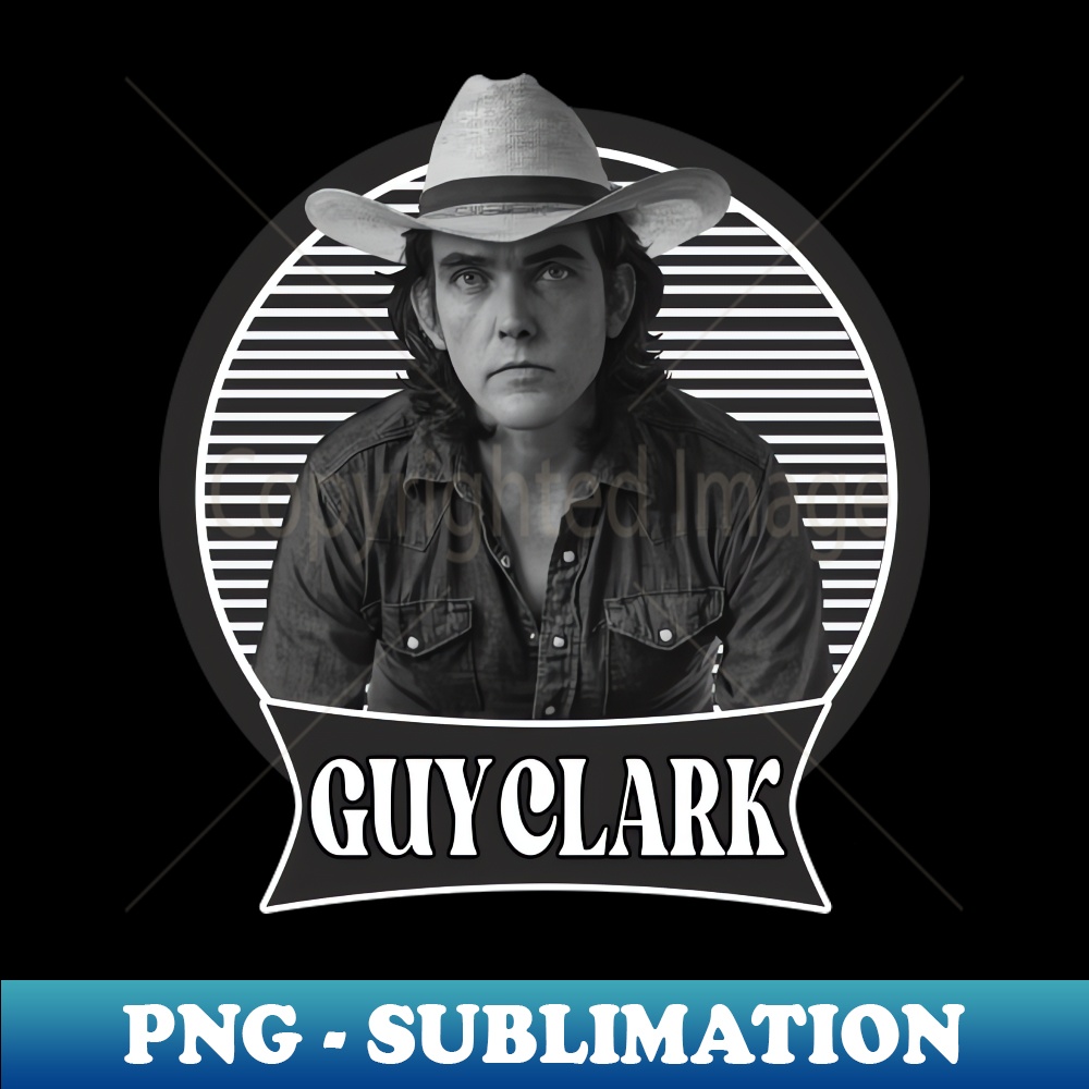 Guy Clark 80s Singer Country - Trendy Sublimation Digital D | Inspire ...