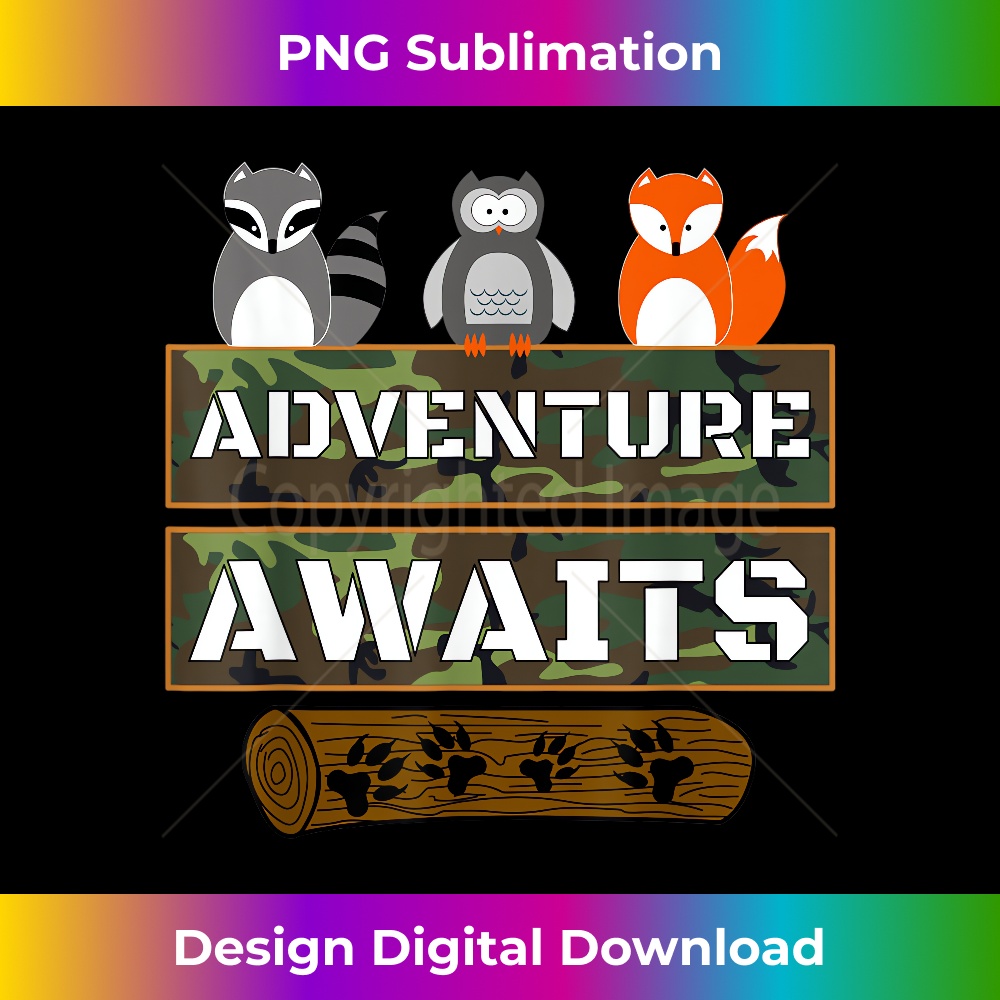 Camping Adventure Awaits Woodland Animal Camp - Classic Subl | Inspire ...