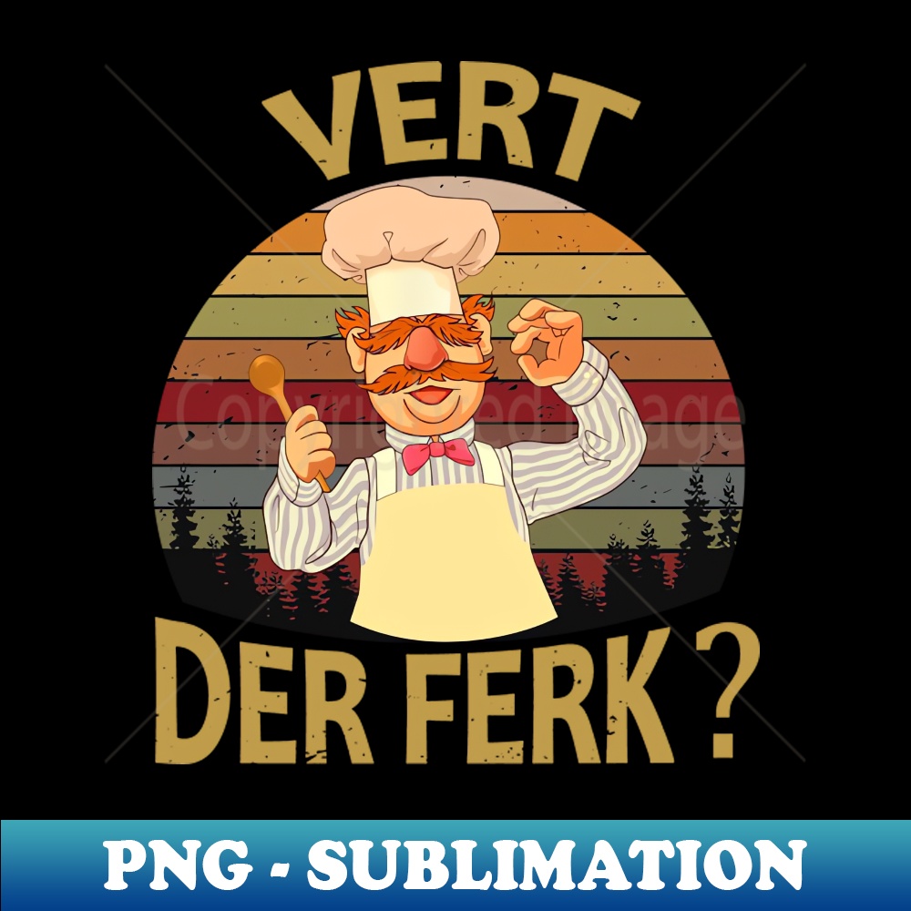 Vert Der Ferk cook Swedish Chef - PNG Transparent Sublimatio | Inspire ...