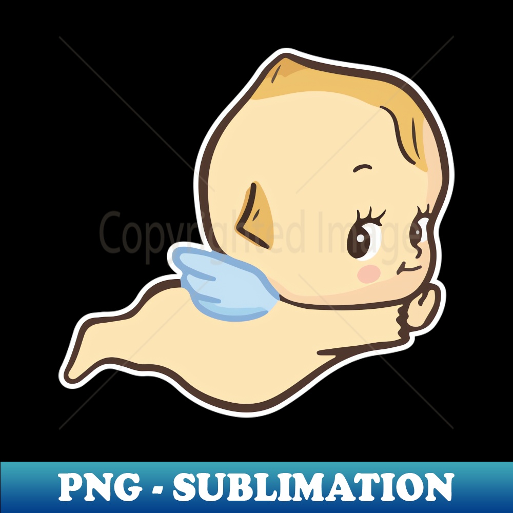 Cute flying kewpie baby angel - Stylish Sublimation Digital | Inspire ...
