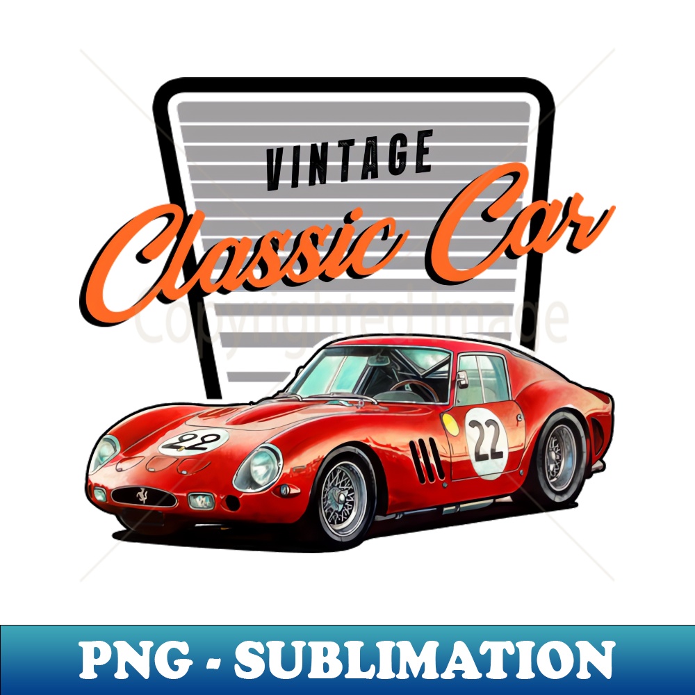 Ferrari 250 GTO 1962 Classic Car - High-Resolution PNG Subli | Inspire ...