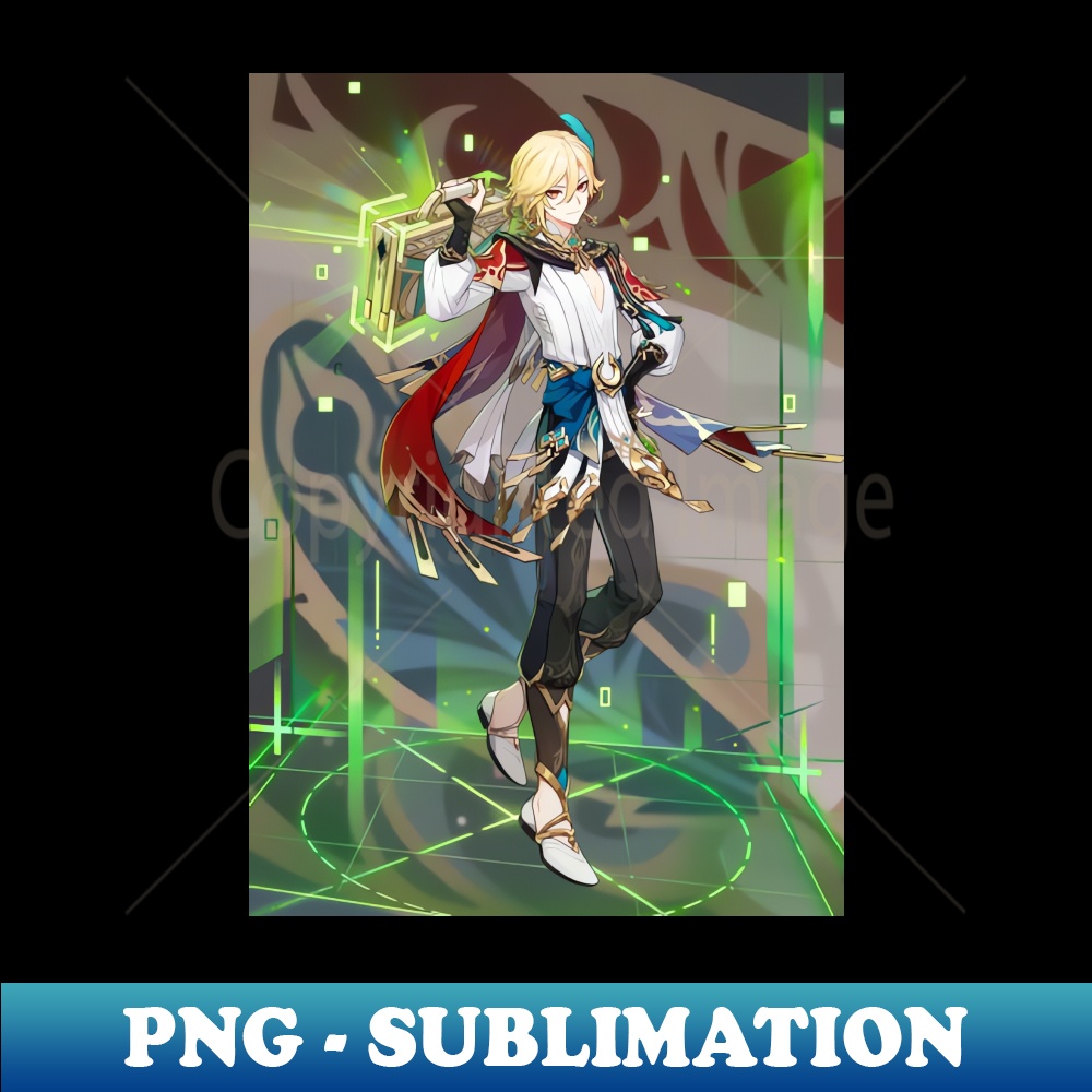 Kaveh Genshin Impact - High-Resolution PNG Sublimation File | Inspire ...