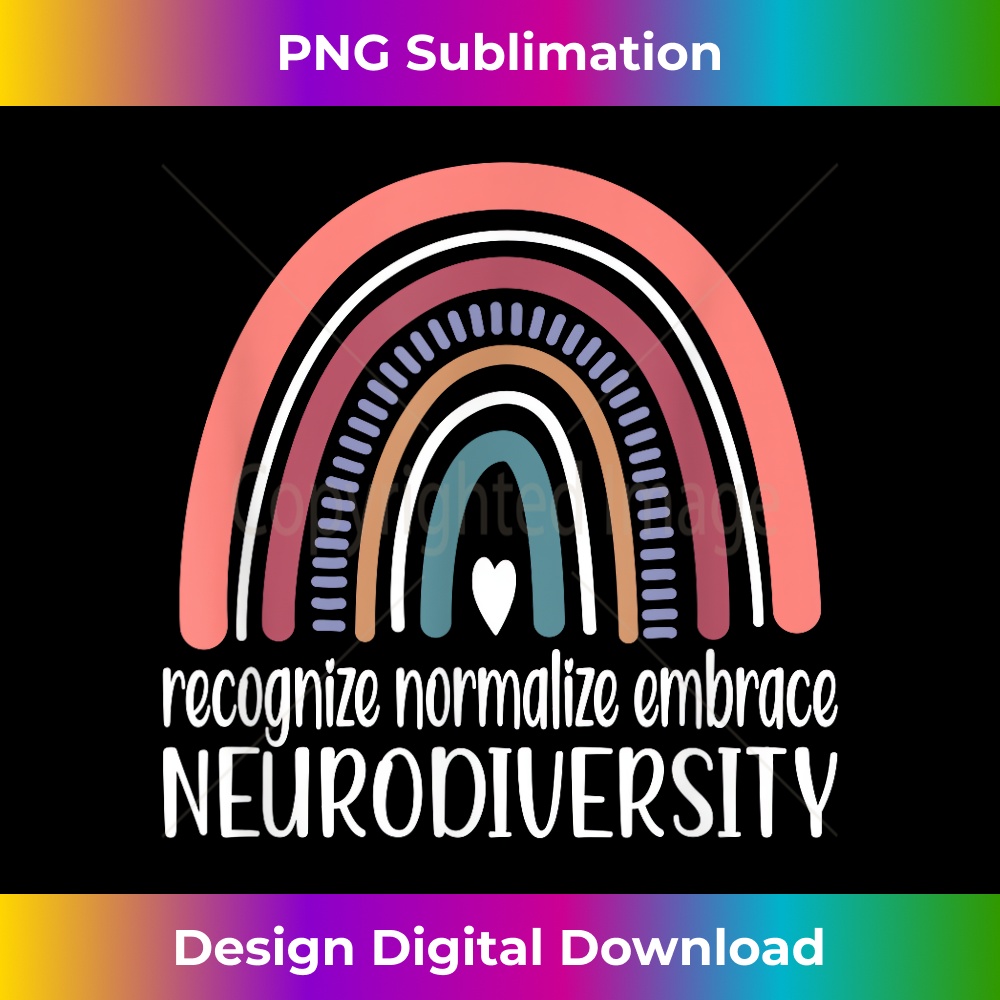 Neurodiversity Rainbow Autism Neurodivergent ADHD - Deluxe P | Inspire ...