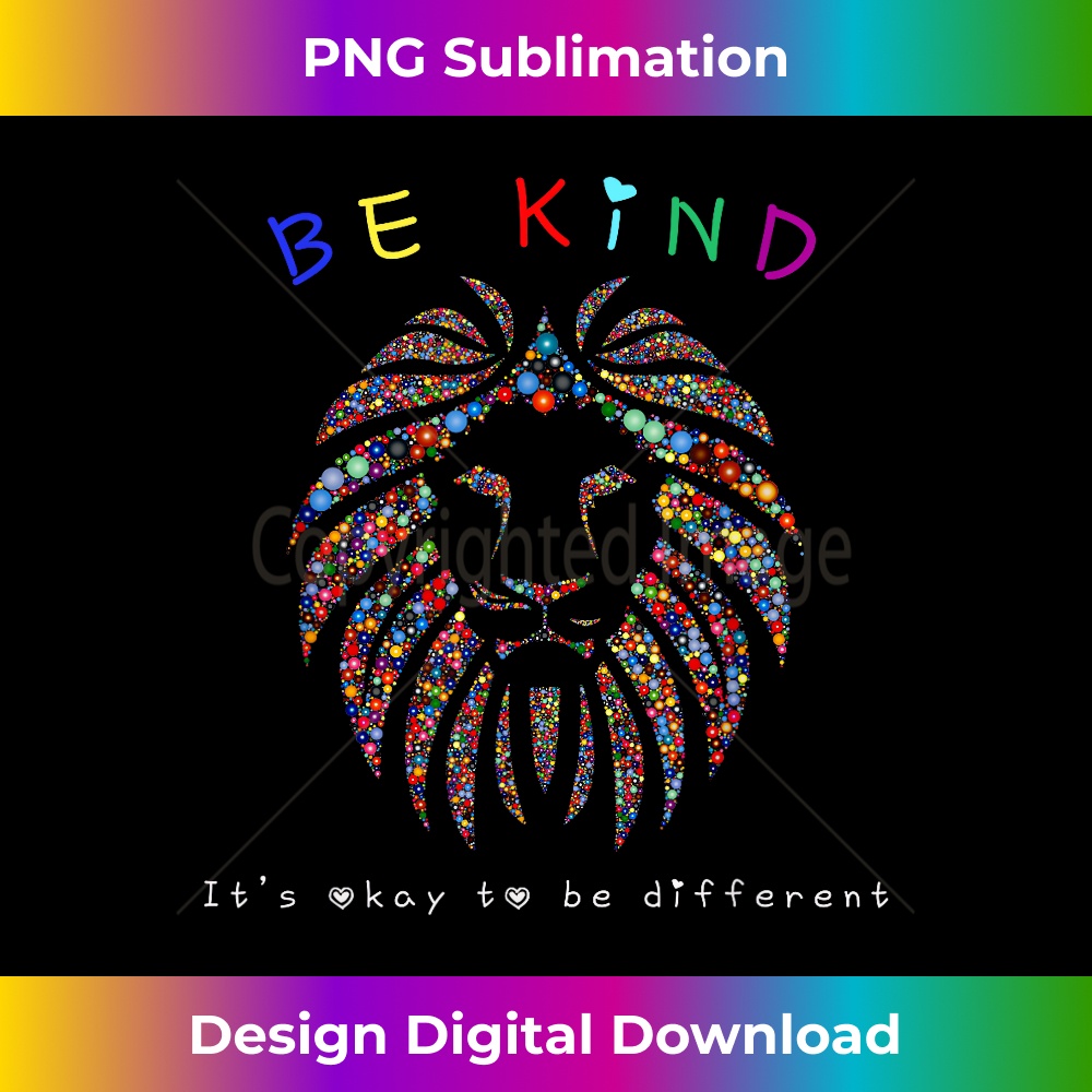 Autism Awareness Be Kind Lion It's Okay To Be Different - Fu | Inspire ...