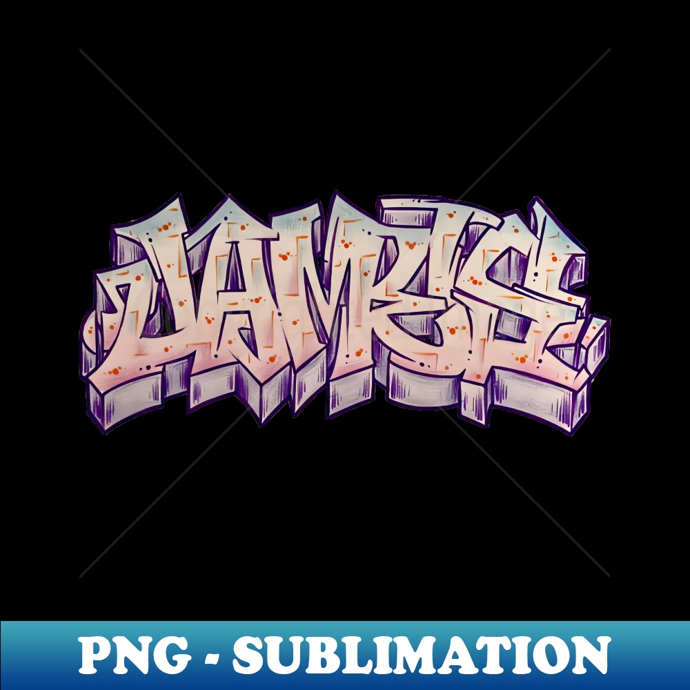 JAMES - GRAFFITI NAME by PHECK - PNG Transparent Sublimation - Inspire ...