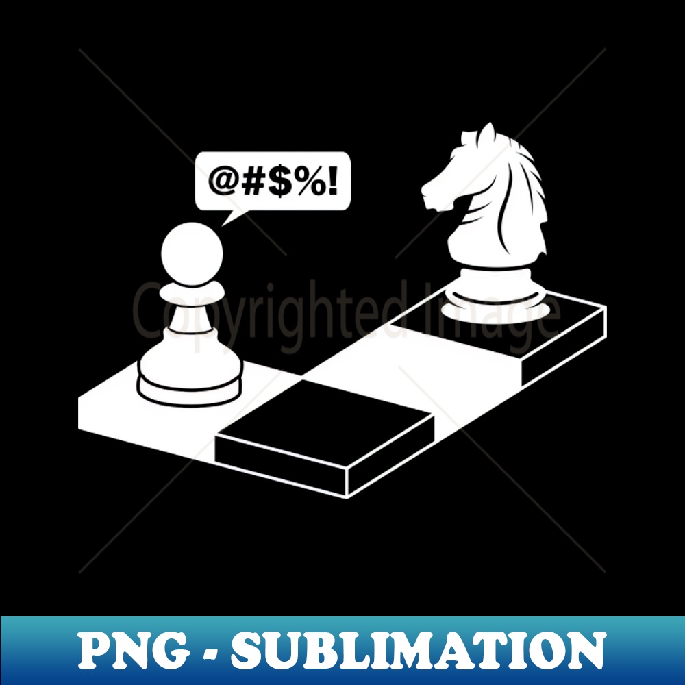 Oh No Knight To Pawn Funny Chess Player Gift Idea Board Game | Inspire ...