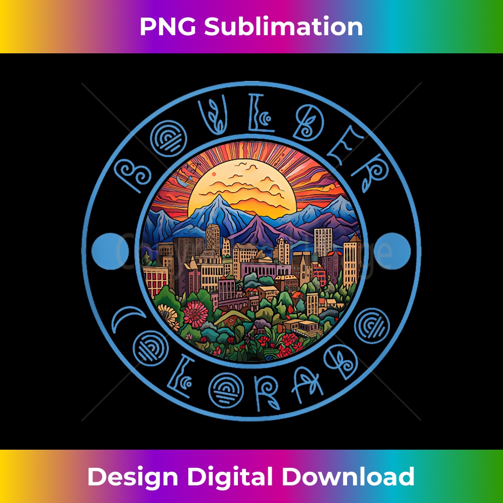Boho Boulder Colorado Hippie Skyline CO Coloradan Local Art | Inspire ...