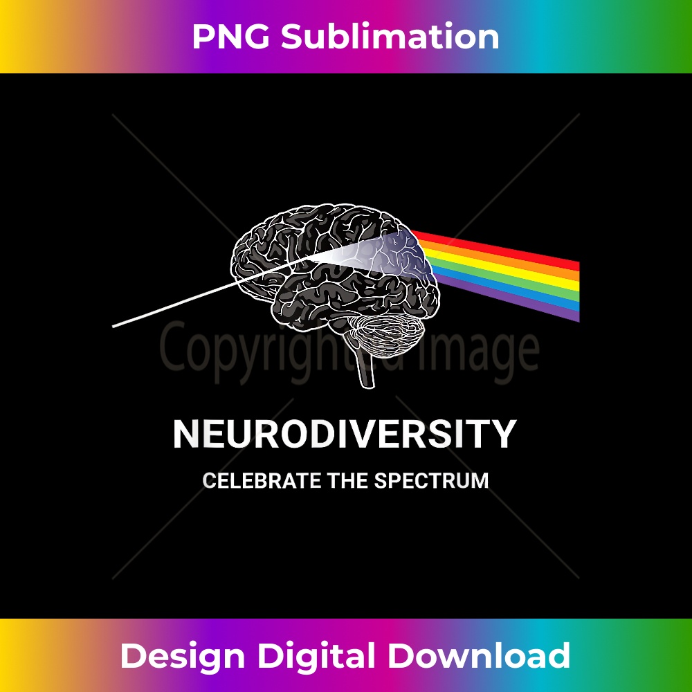 Neurodiversity Autism Spectrum ASD ADHD Rainbow Brain - Urba | Inspire ...