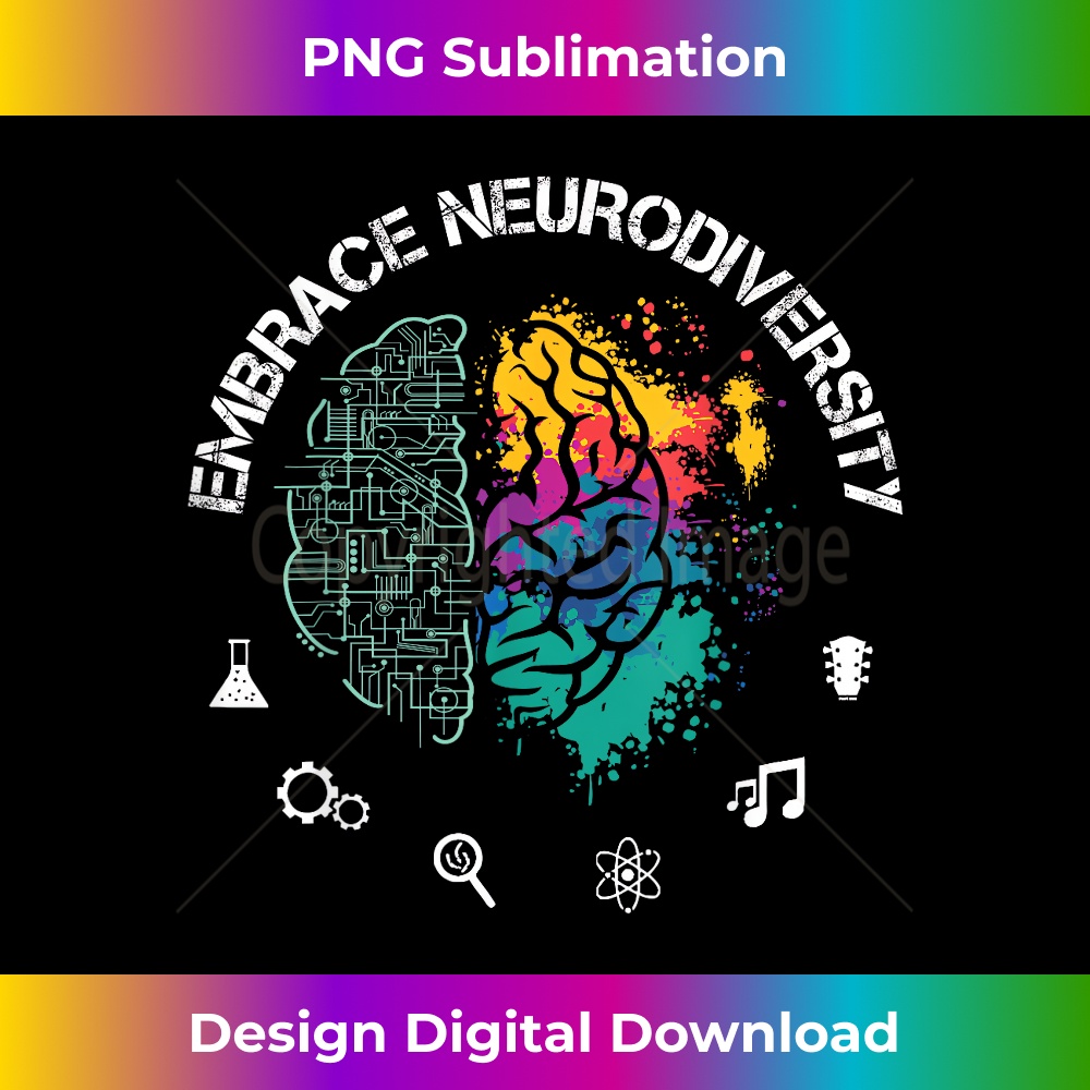 Neurodiversity Embrace ADHD Autism ASD - Eco-Friendly Sublim - Inspire ...
