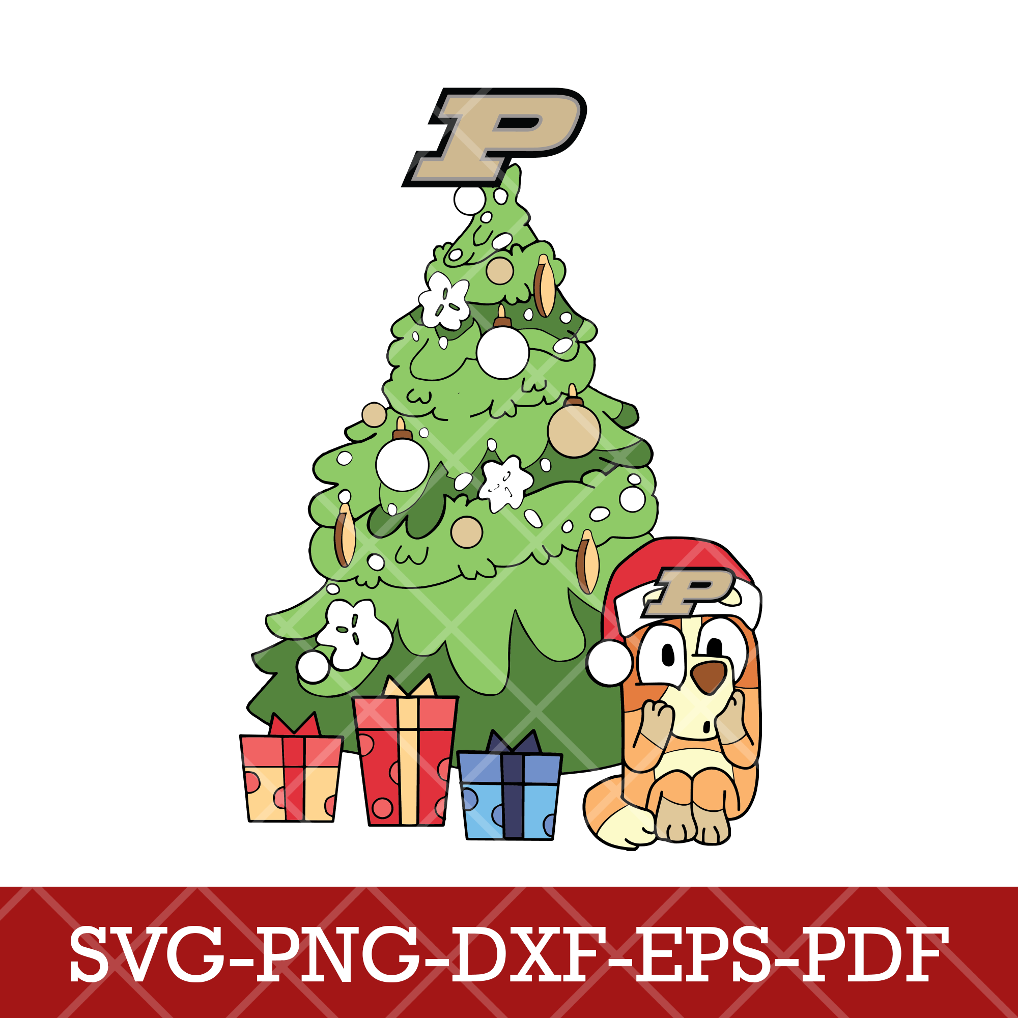 Purdue Boilermakers_NCAA Bluey 9NCAA Cut File Vector, Cricut | Inspire ...