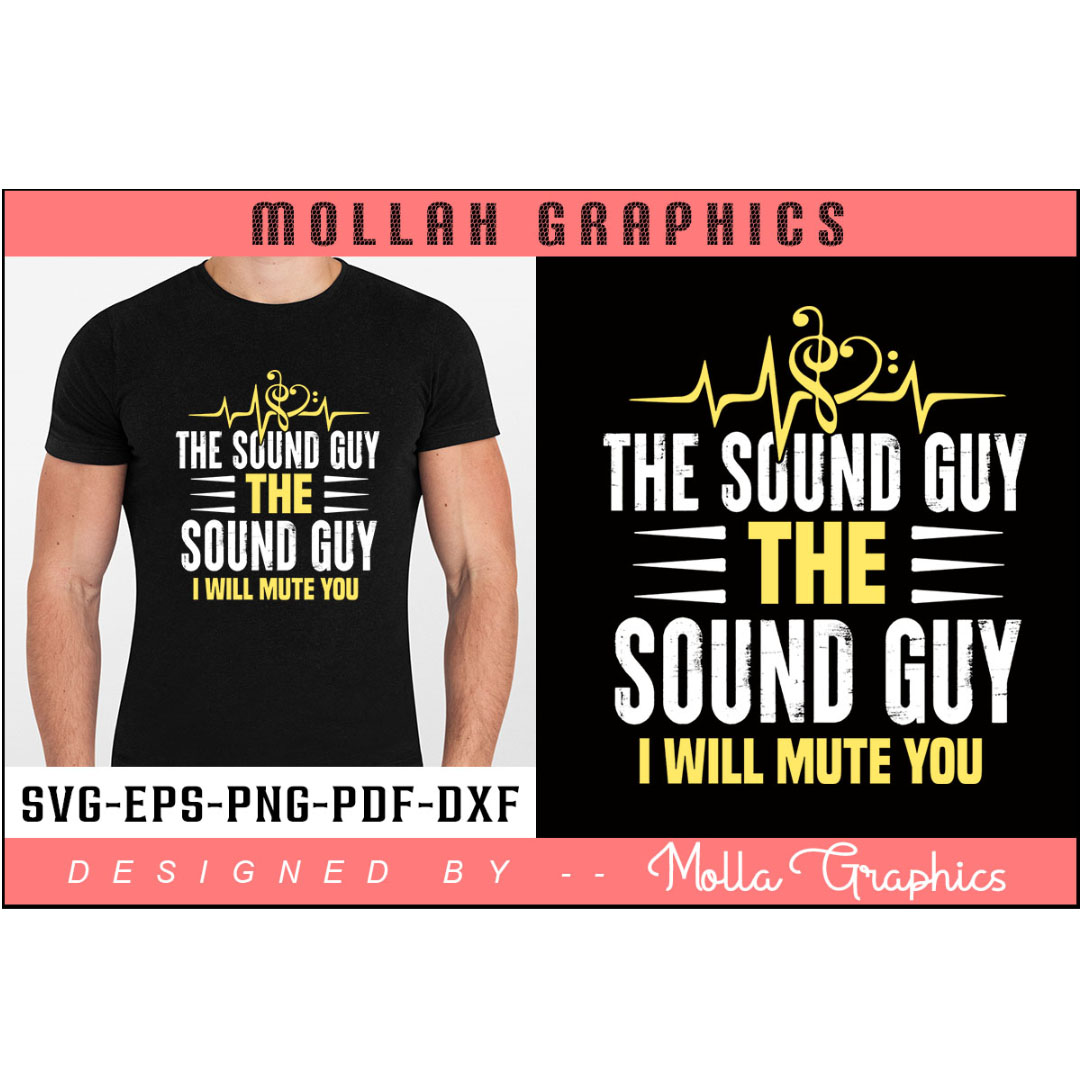 THE SOUND THE SOUND GUY TYPOGRAPHY AND T SHIRT DESIGN | Inspire Uplift