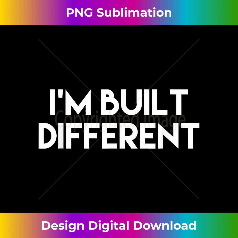 IM BUILT DIFFERENT Funny Meme Gear - Sublimation-Optimized P - Inspire ...