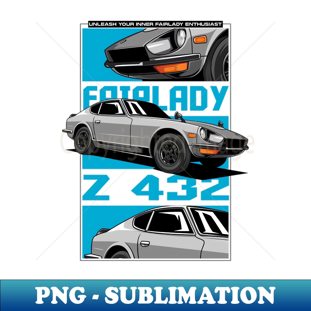 Iconic Fairlady Z432 Car - Exclusive Sublimation Digital Fil | Inspire ...