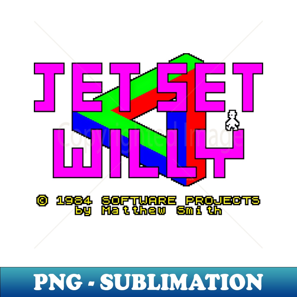 Jet Set Willy Title Screen - ZX Spectrum Legend - Vintage Su | Inspire ...