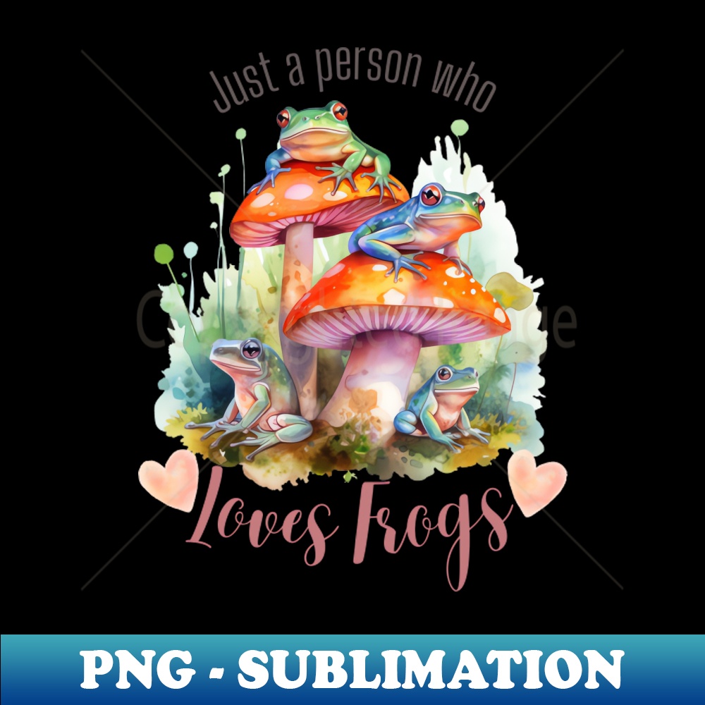 Frog Person - Signature Sublimation PNG File - Fashionable a | Inspire ...