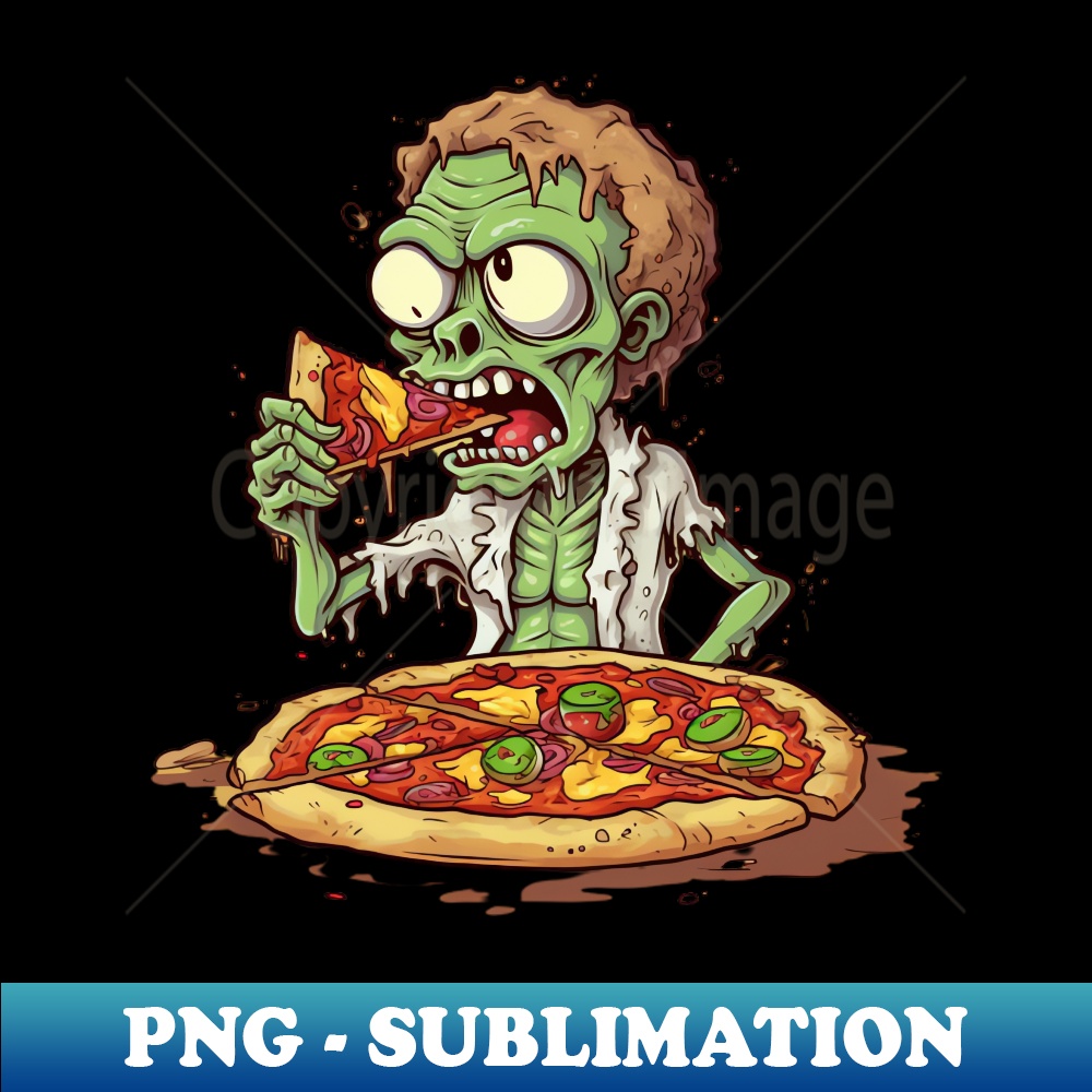 Pizza Zombie Science Gourmet - Exclusive Sublimation Digital | Inspire ...