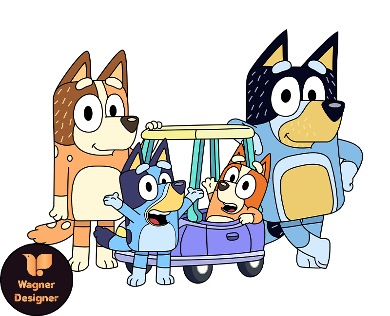 Bluey, Bluey Svg, Bluey Dog, Bluey Characters, Bluey Heeler, | Inspire ...
