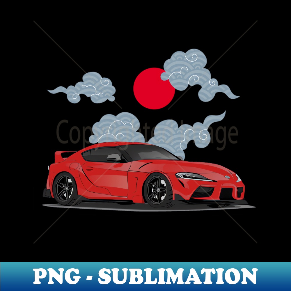 Toyota GR Supra Supra MK5 JDM Car - Creative Sublimation PNG | Inspire ...