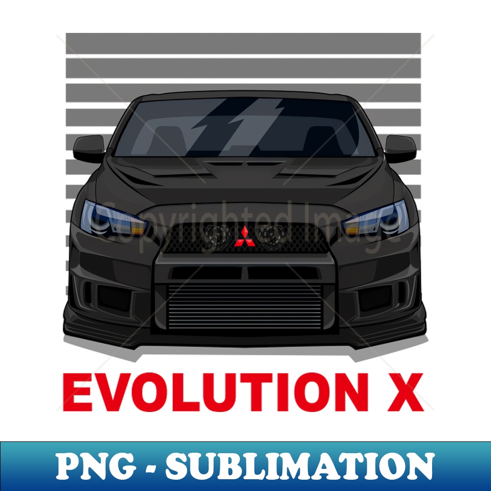 MITSUBISHI LANCER EVOLUTION X-BLACK - Special Edition Sublim | Inspire ...
