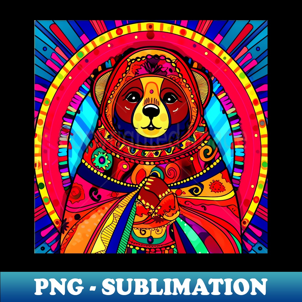 Our Lady of Guadalupe Faith Bear Catholic Colorful Mexico Ci | Inspire ...