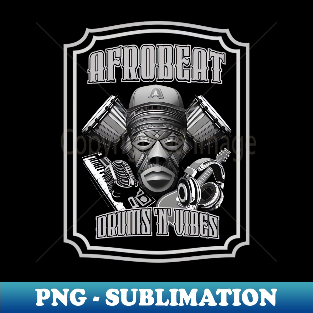 Afrobeat Groove Masked Melodies - Retro PNG Sublimation Digi | Inspire ...