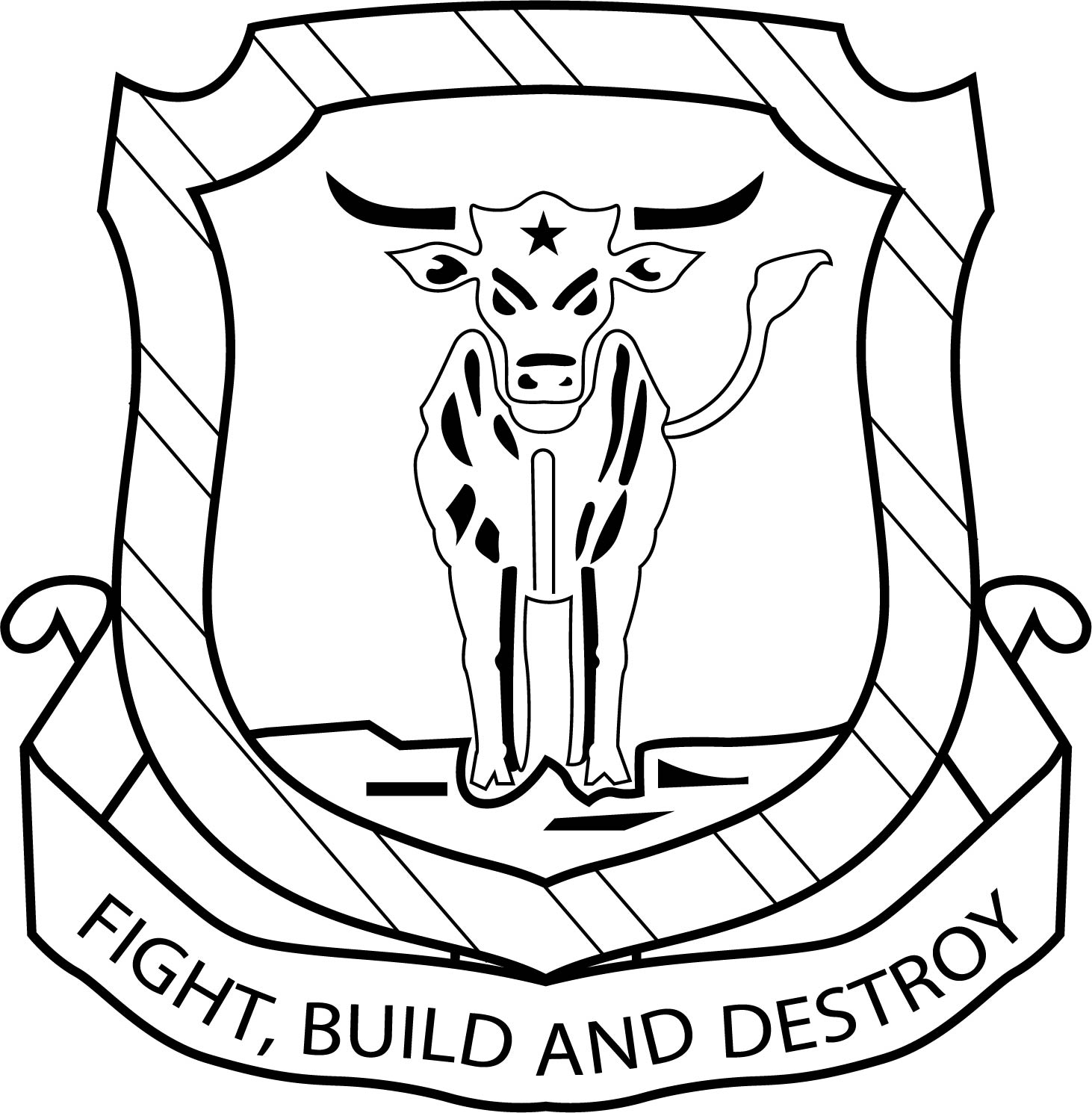 US ARMY 39th ENGINEER BATTALION PATCH VECTOR FILE Black whit | Inspire ...