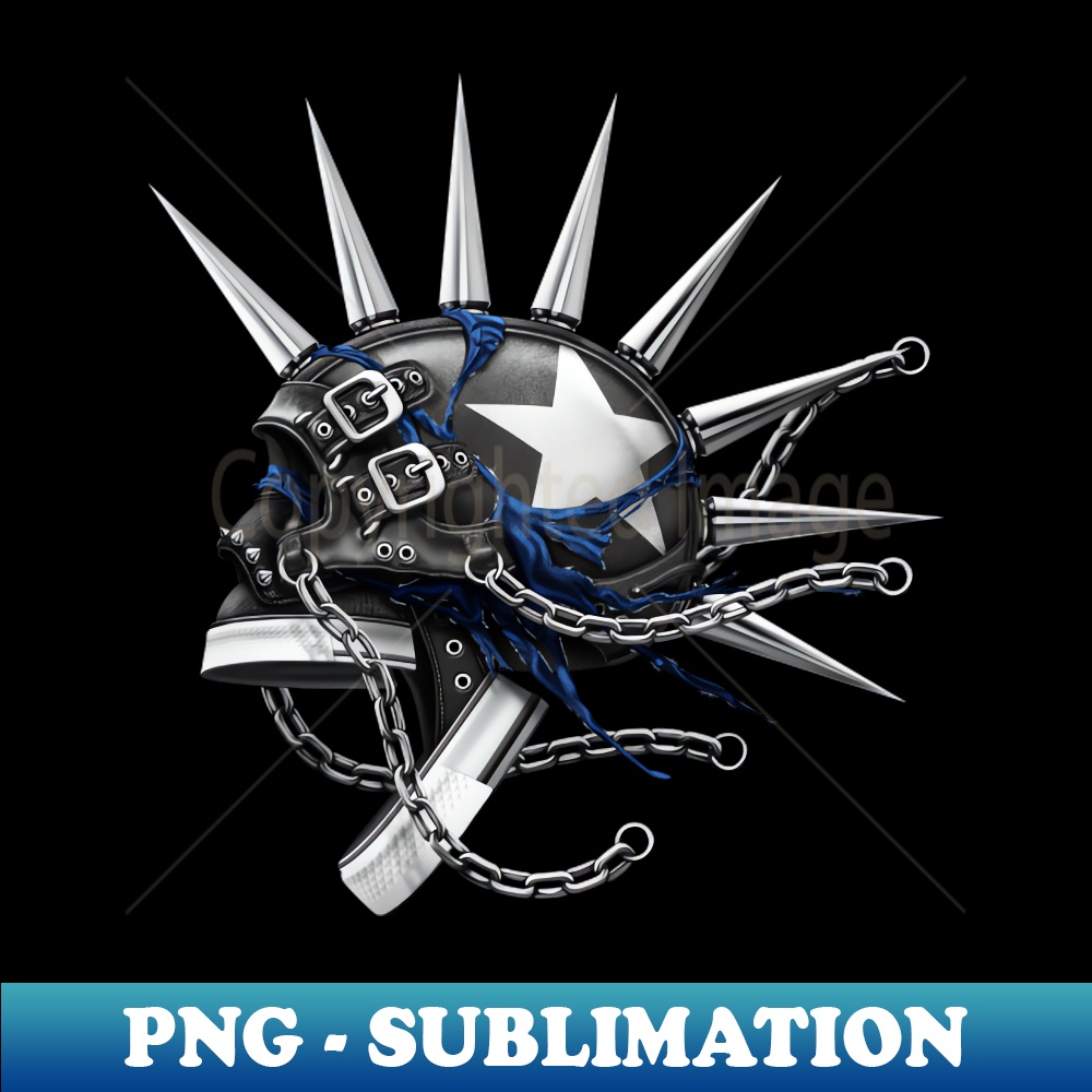 Punk Skull - PNG Transparent Digital Download File for Subli | Inspire ...