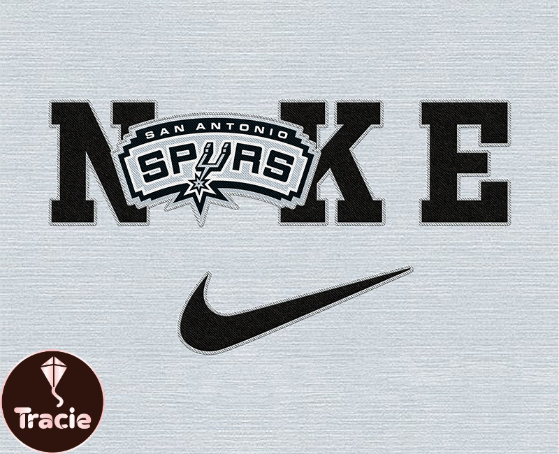 Nike San Antonio Spurs Svg, Stitch Nike Embroidery Effect, N | Inspire ...