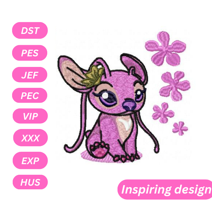 Stitch Rosa Embroidery Design Digital Files, Instant Downloa | Inspire ...