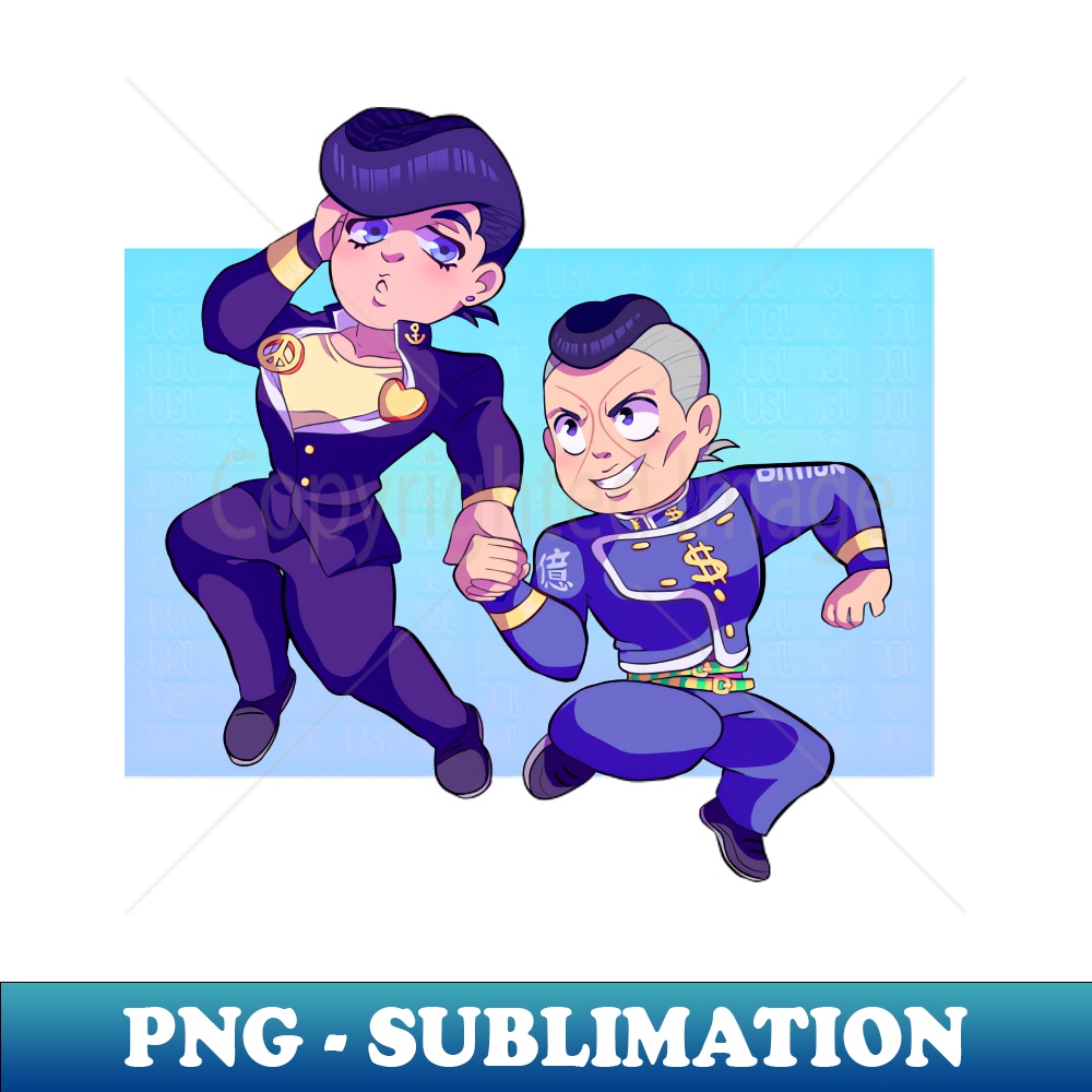 JJBA chibi duo - Aesthetic Sublimation Digital File - Unleas | Inspire ...