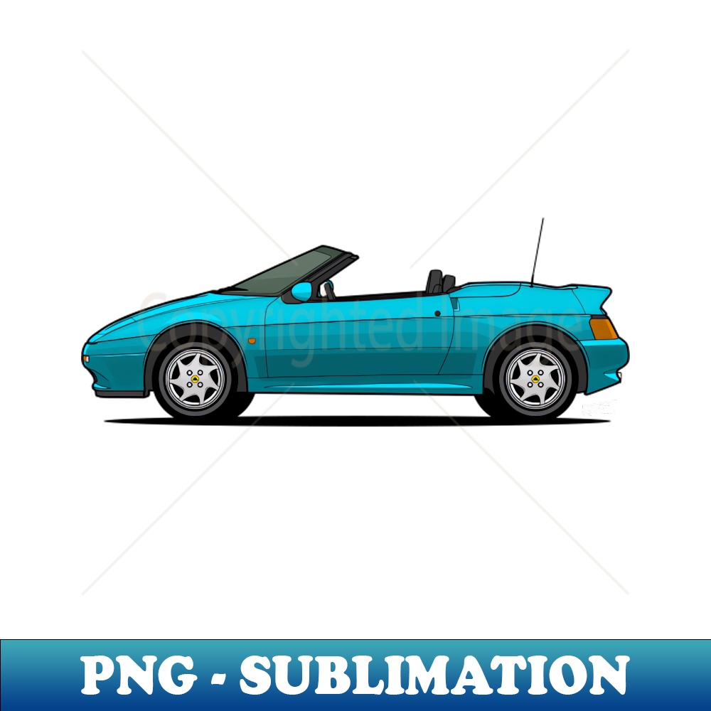 M100 Lotus Elan side profile - Instant PNG Sublimation Downl | Inspire ...