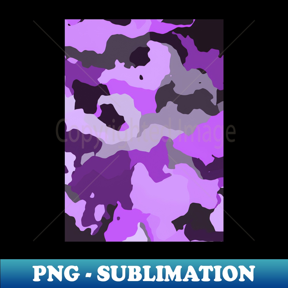 Purple Camo - PNG Transparent Sublimation File - Perfect for | Inspire Uplift
