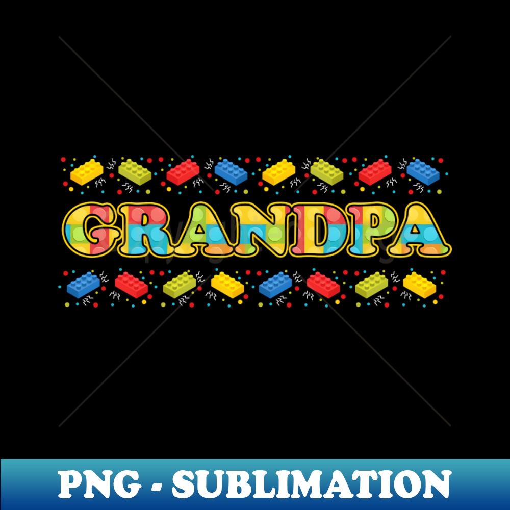 Grandpa Parent Brick Master Builder Building Blocks Set Fami | Inspire ...