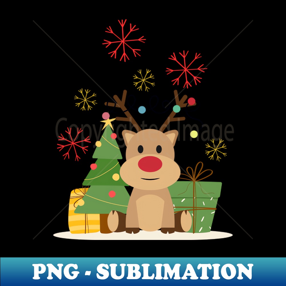 Happy Rudolph - Instant PNG Sublimation Download - Capture I - Inspire ...