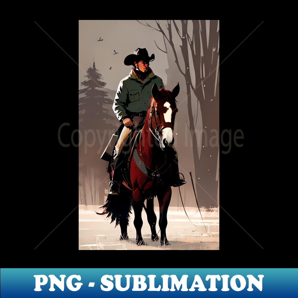 cowboy art - Modern Sublimation PNG File - Stunning Sublimat - Inspire ...