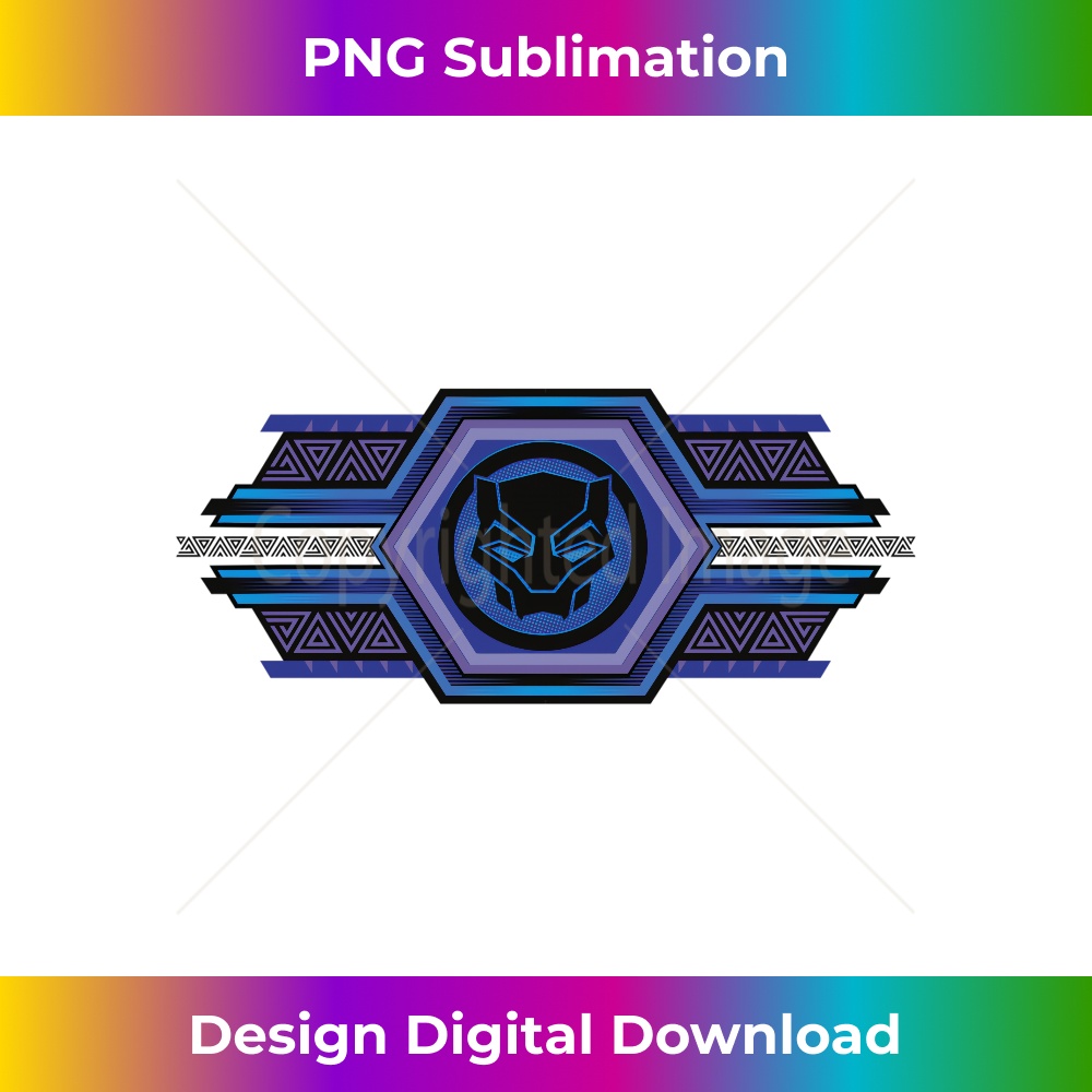 Marvel Black Panther Wakanda Forever Movie Mask Icon Long Sl | Inspire ...