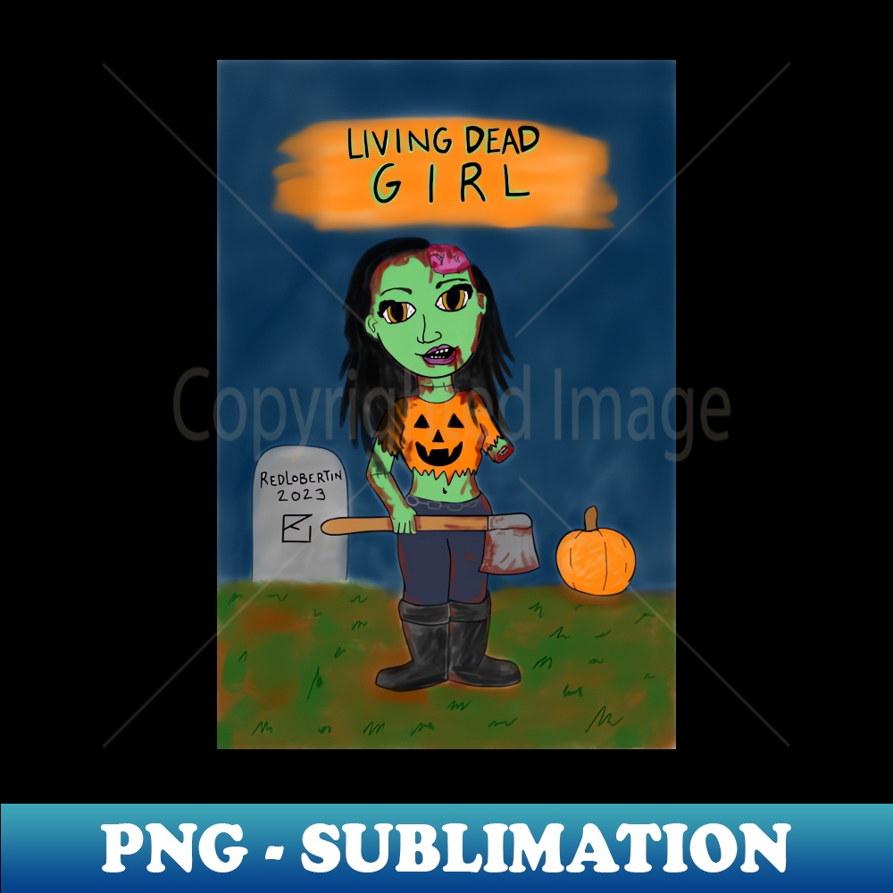 Living Dead Girl - Unique Sublimation PNG Download - Revolut | Inspire ...