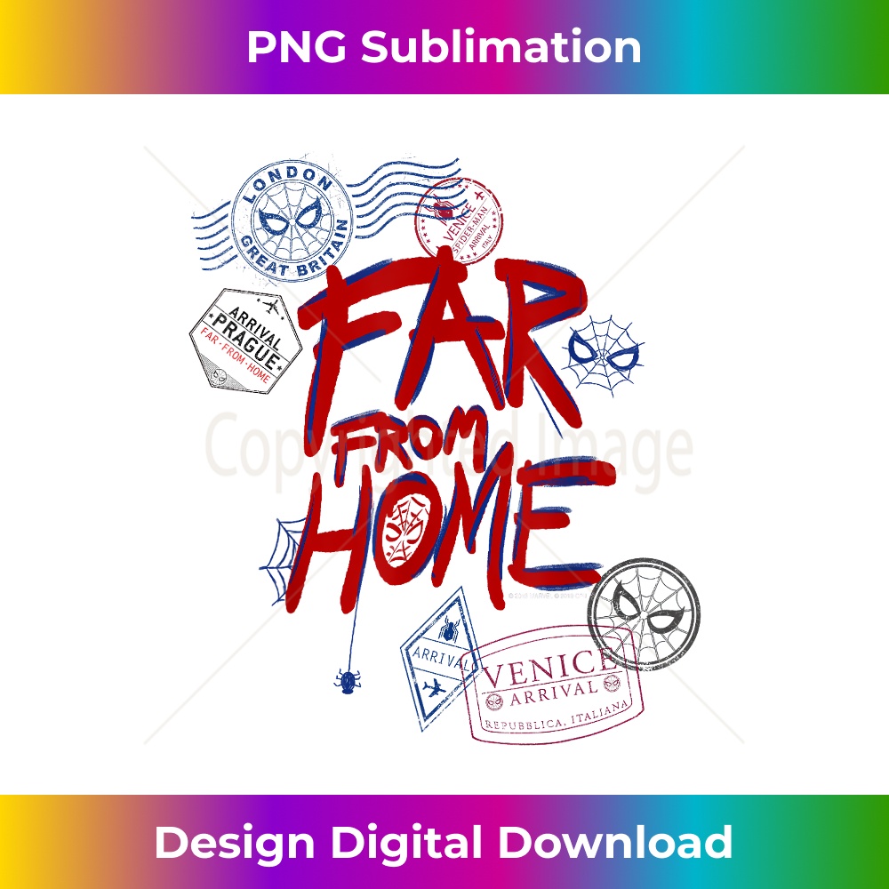 Marvel Spider-Man Far From Home Travel Stamps T- - Sophistic | Inspire ...